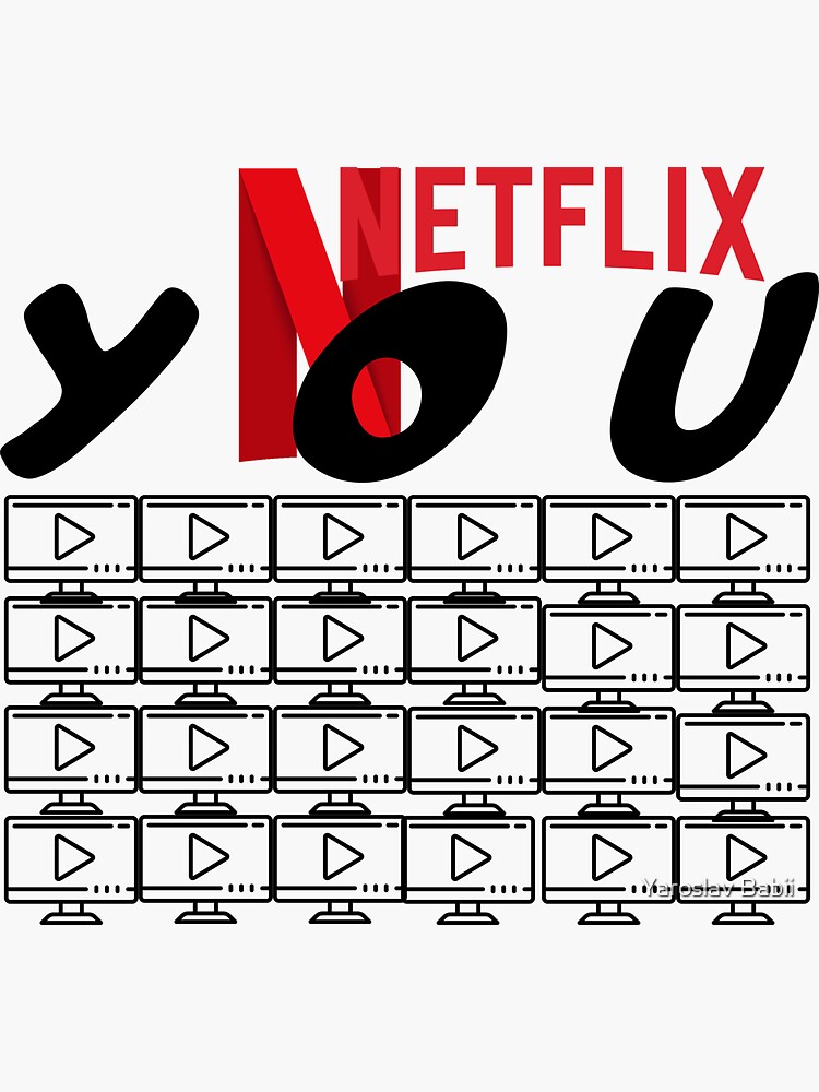 "You Netflix TV series Movie The best T-shirt Cap Sticker Thriller ...