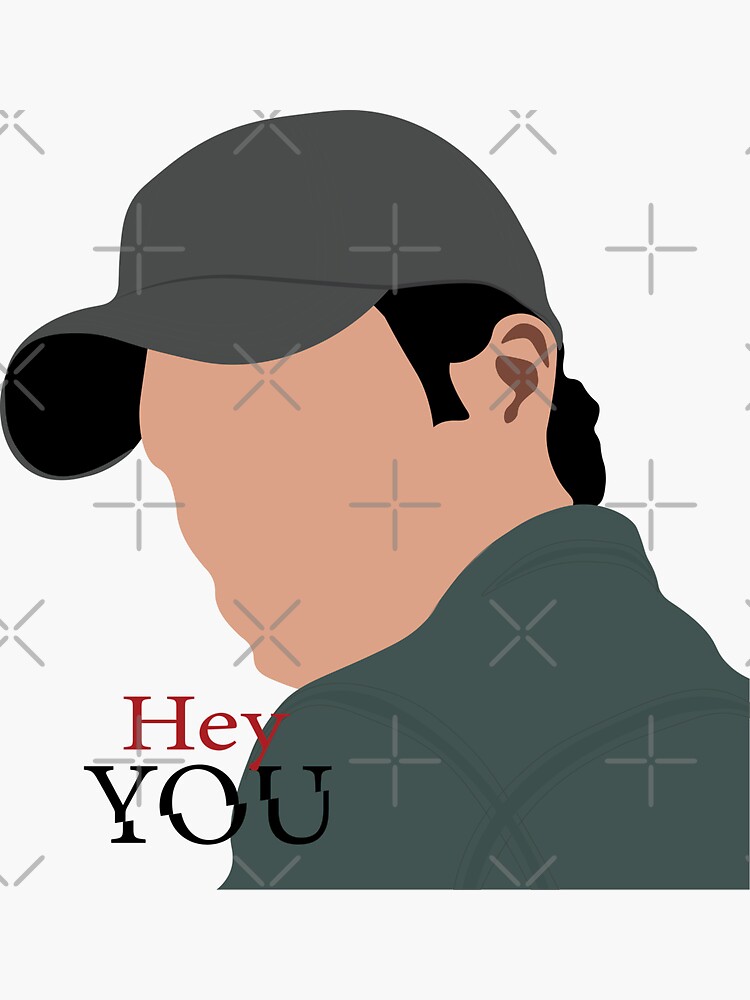 "Joe Goldberg - YOU | Hey You" Sticker for Sale by VidhiVora | Redbubble