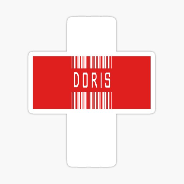 "DORIS - name" Sticker by fuxart | Redbubble