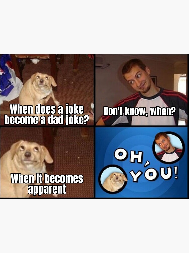 "Oh you meme" Sticker for Sale by Creep1 | Redbubble