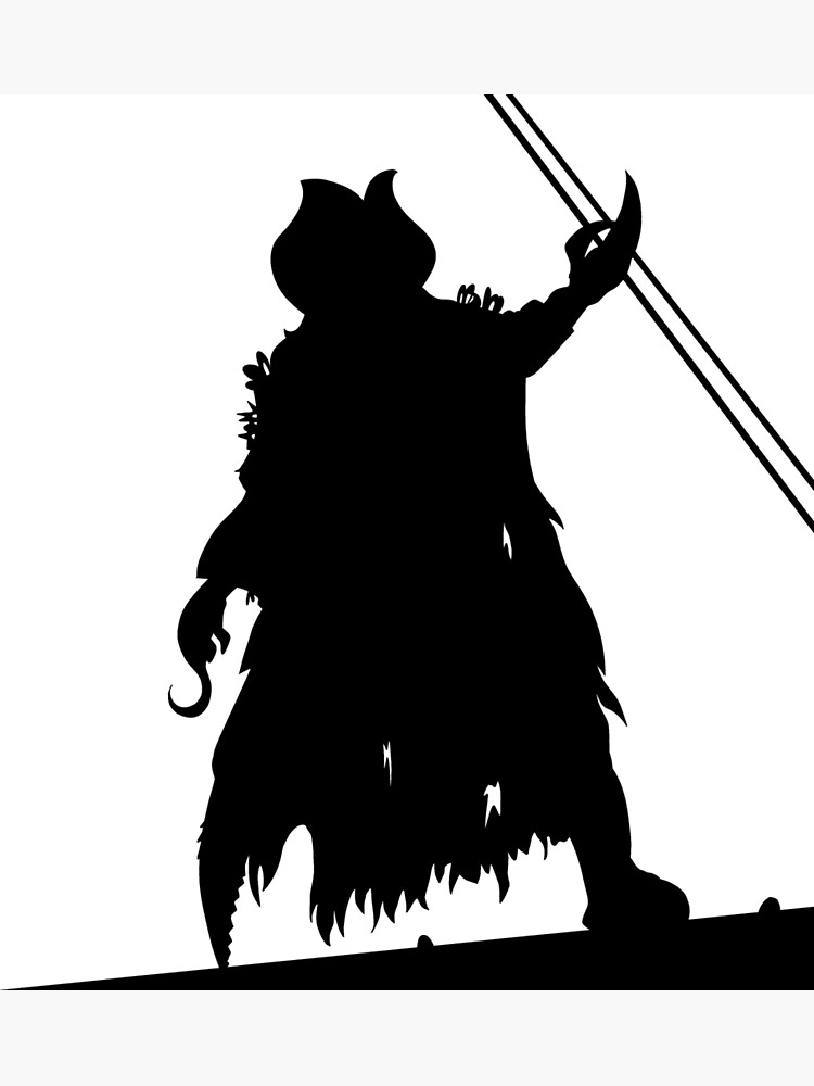 "Davy Jones silhouette" Poster for Sale by LISANORT | Redbubble