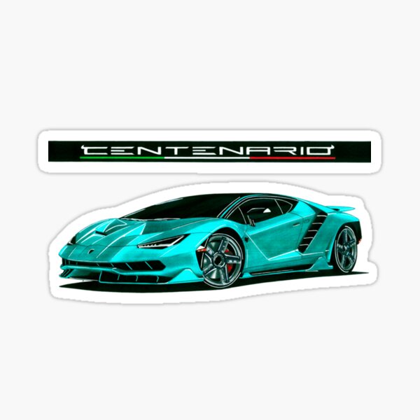 "Italian exclusive hypercar Classic" Sticker for Sale by DAVIDSCO ...