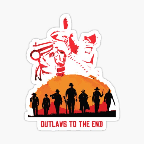 "Read Dead Redemption 2 Rdr - " Sticker for Sale by zeroboutique ...