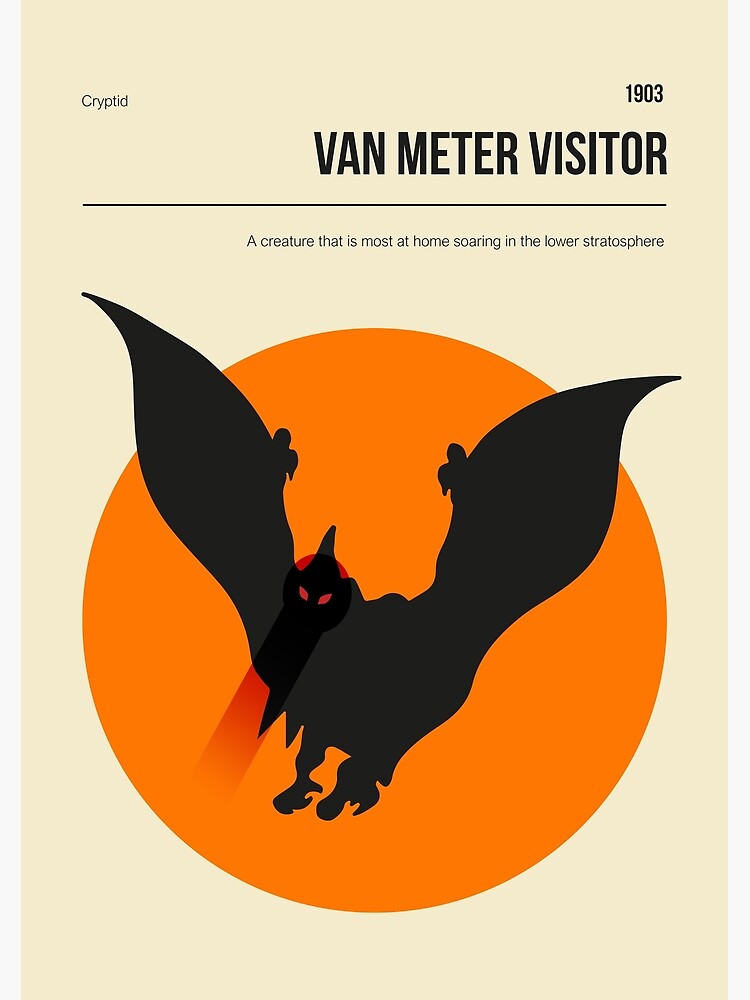 "Van Meter Visitor Cryptid Cryptozoology Poster" Poster for Sale by ...