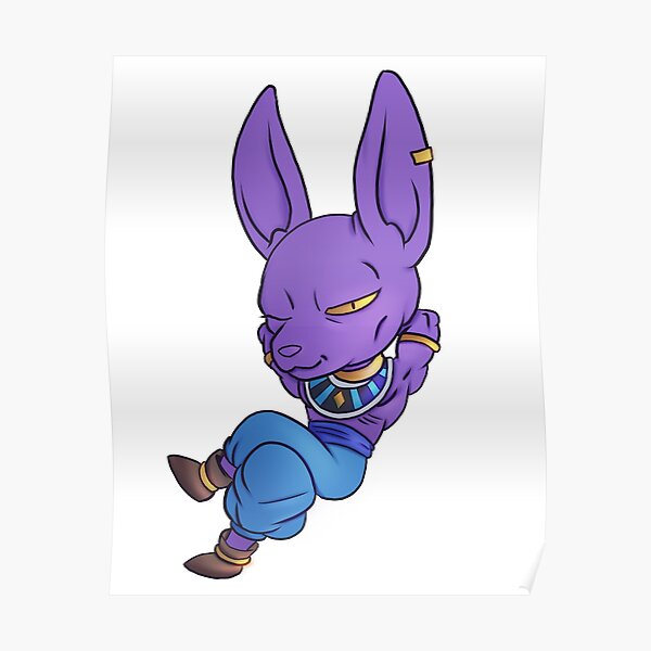 "Dragon Ball | Chibi Beerus " Poster for Sale by Genjitsu-Art | Redbubble