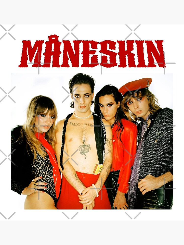 "Maneskin,Måneskin,maneskin måneskin" Art Print for Sale by maryaquinoo ...