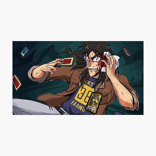 "kaiji the ultimate gambler zawa-anime gambling " Photographic Print ...