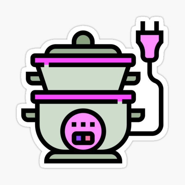 "Electric Cooker" Sticker for Sale by IllustrataPower | Redbubble