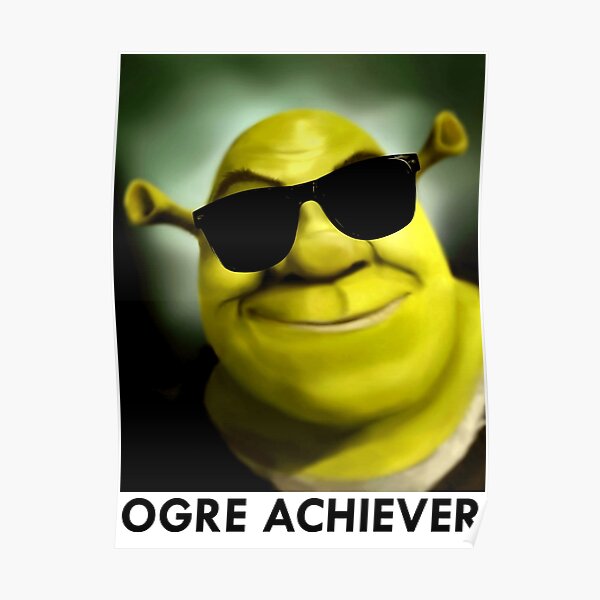 Shrek: Ogre Achiever Premium Matte Vertical Poster