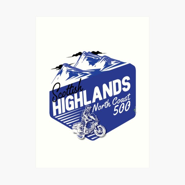 "NC500 North Coast 500 Scotland NC 500 Road Trip Sticker T-Shirt 06a ...