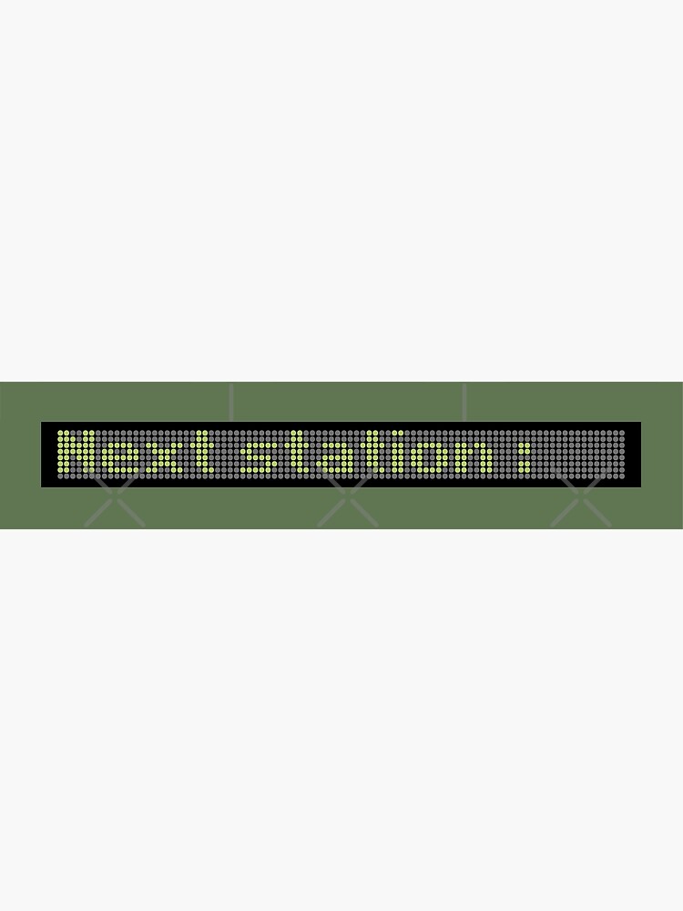 "Dart, Dublin - Next Station Scrolling Sign" Poster by R-LianneDesign ...
