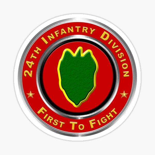 "24th Infantry Division Mechanized " Sticker for Sale by SoldierAlways ...