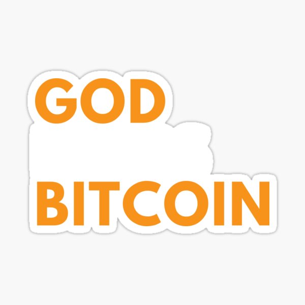 "God Bless Bitcoin" Sticker for Sale by Kazantip | Redbubble