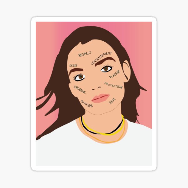 "SEX EDUCATION - MAEVE" Sticker by Simcaro | Redbubble