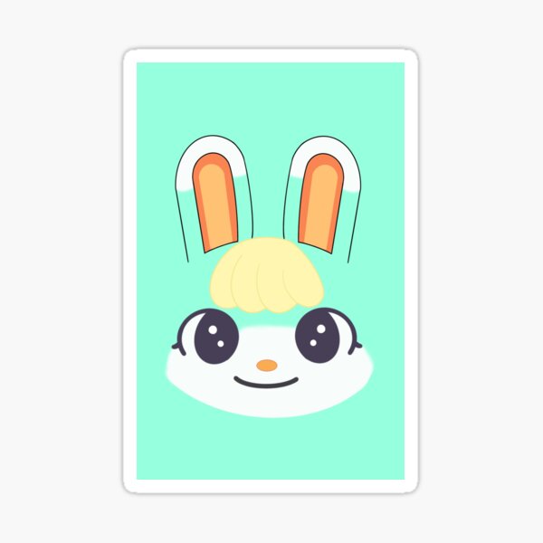 "Sasha bunny animal " Sticker by MaggiesDoorstep | Redbubble