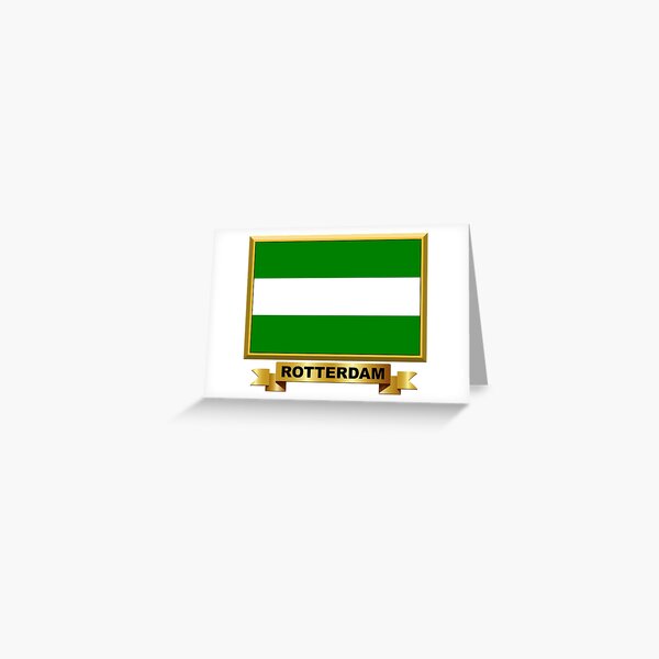 "ROTTERDAM Flag Gifts, Masks, Stickers & Products (N)" Greeting Card ...
