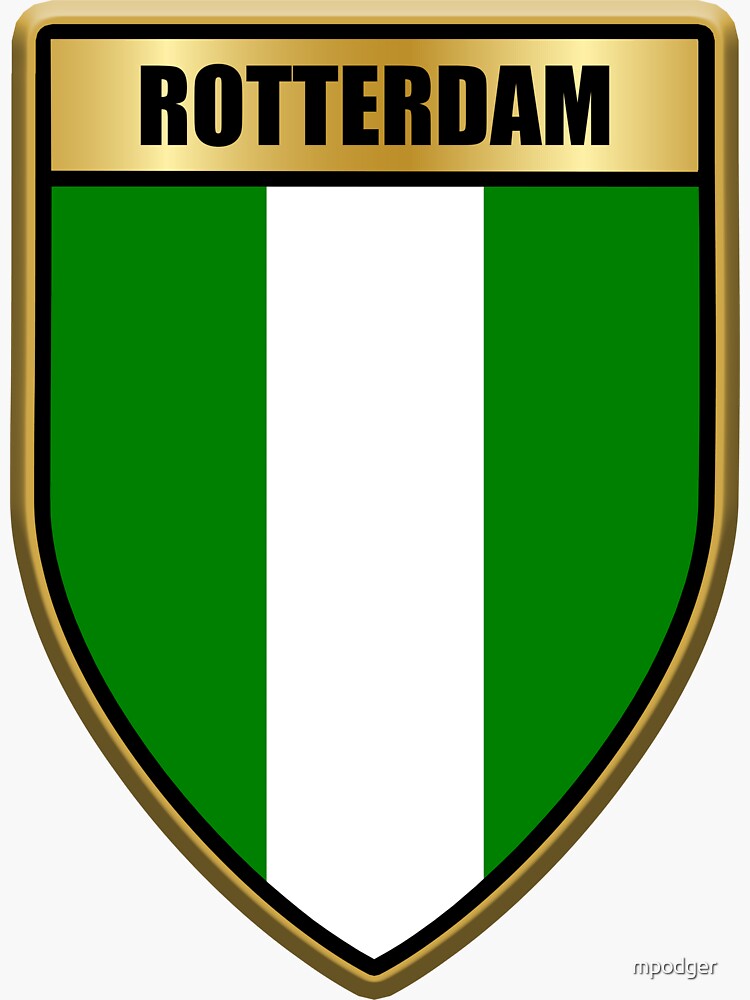 "ROTTERDAM Gifts, Masks, Stickers & Products (1)" Sticker for Sale by ...