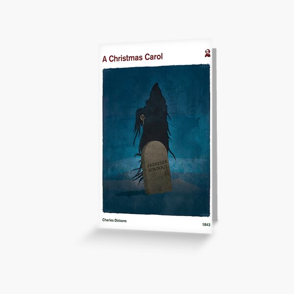 "Charles Dickens - A Christmas Carol" Greeting Card for Sale by ...