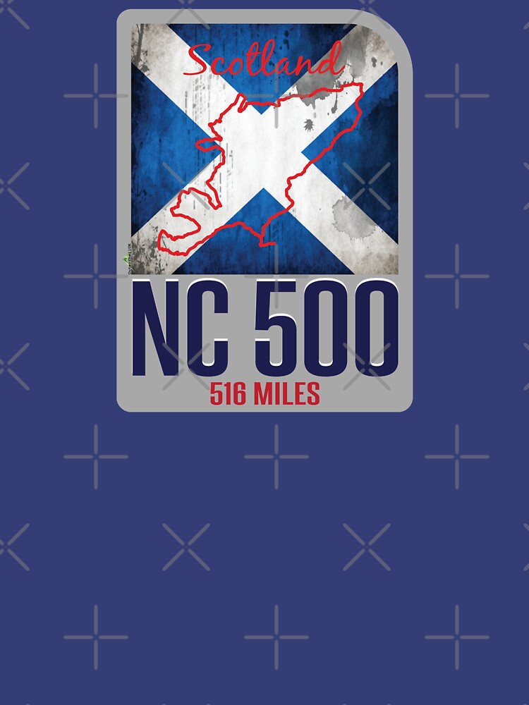 "NC500 North Coast 500 Scotland NC 500 Road Trip Sticker T-Shirt 07" T ...