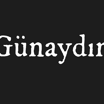 "Günaydın - Good morning" Sticker for Sale by languagedreamer | Redbubble