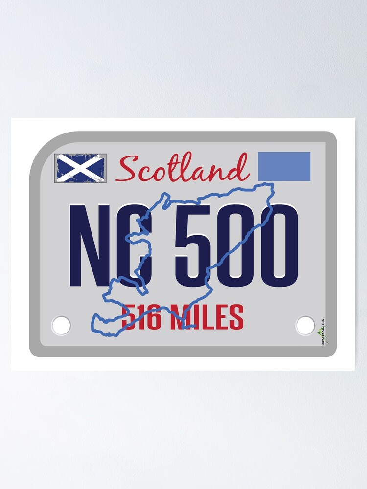 "NC500 North Coast 500 Scotland NC 500 Road Trip Sticker T-Shirt 08 ...