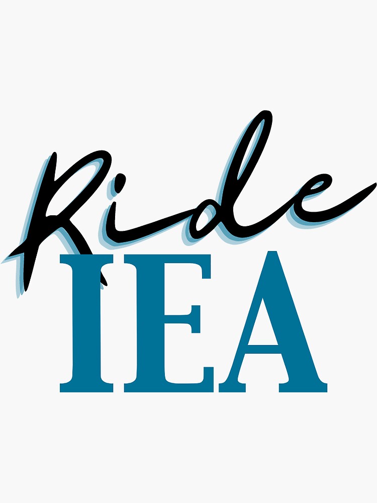 "Ride IEA " Sticker for Sale by OfficialRideIEA | Redbubble