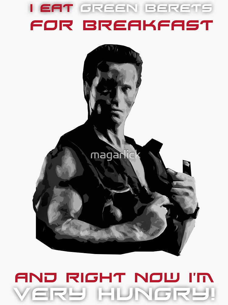 "Commando - Design 2 - Green Berets" Sticker for Sale by magarlick ...