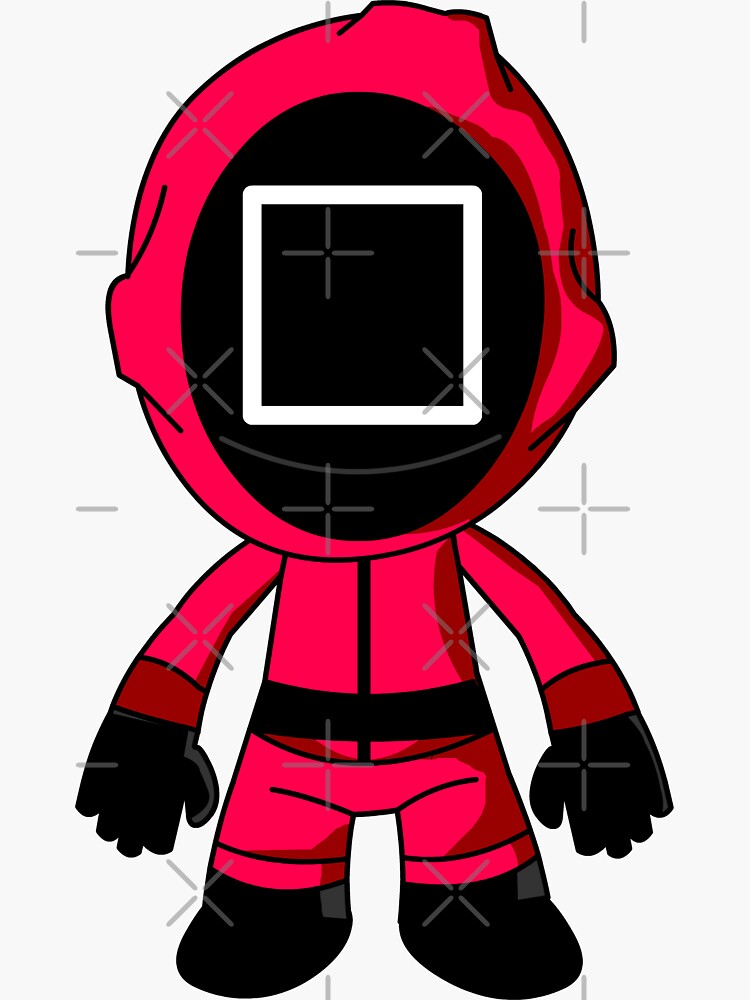 "Squid Game Square" Sticker for Sale by fantasmahappy | Redbubble