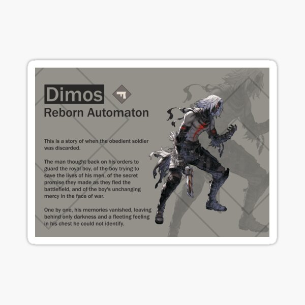 Pegatina «Dimos - Reborn Automaton (Nier Reincarnation)» de VelvetZone ...