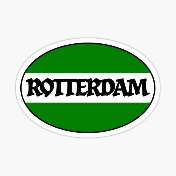 "ROTTERDAM Gifts, Masks, Stickers & Products (7)" Sticker for Sale by ...