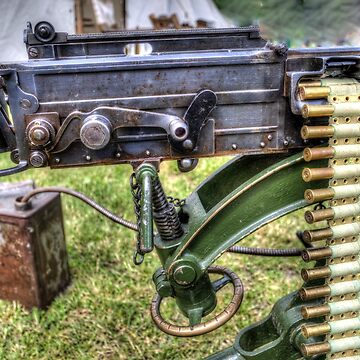 "Vickers Machine Gun Detail" Art Board Print for Sale by Londonimages ...