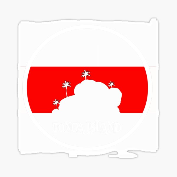 "Tonga Island" Sticker for Sale by porfysoundtrack | Redbubble