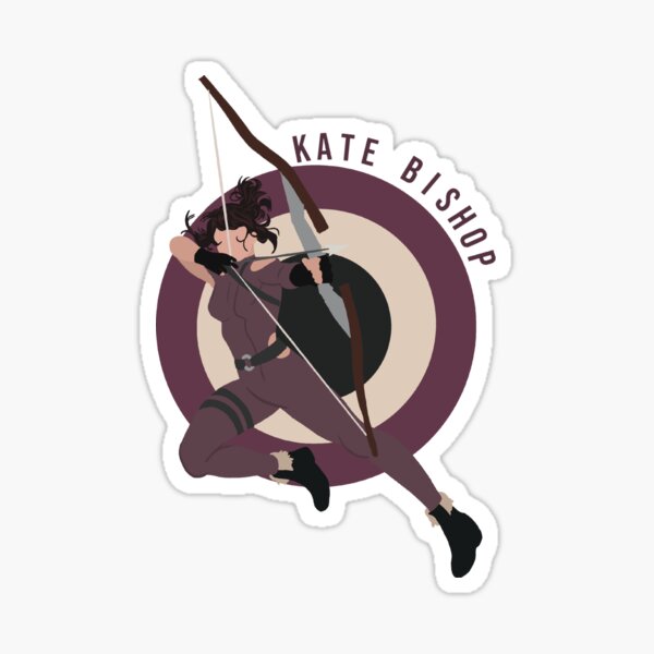 "Comic Kate w/ target and name" Sticker for Sale by gofundme | Redbubble