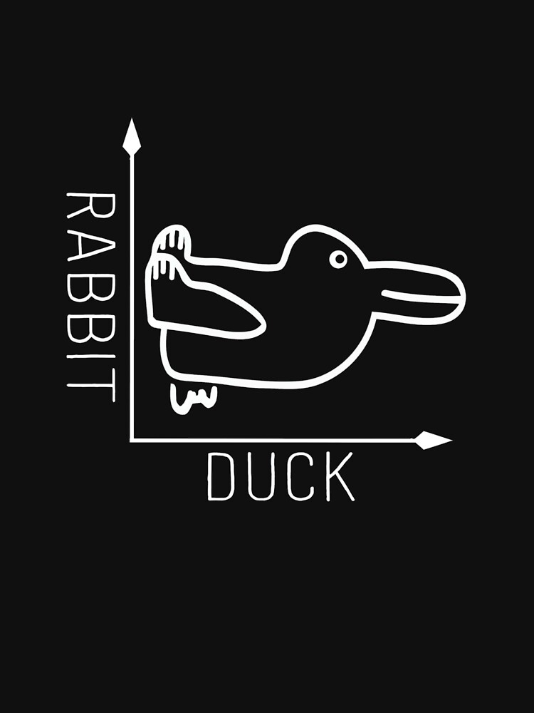 "Wittgenstein Rabbit Duck Illusion Classic " T-shirt for Sale by ...