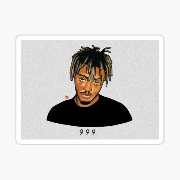 "Juice WRLD 999" Sticker for Sale by Kurodej | Redbubble