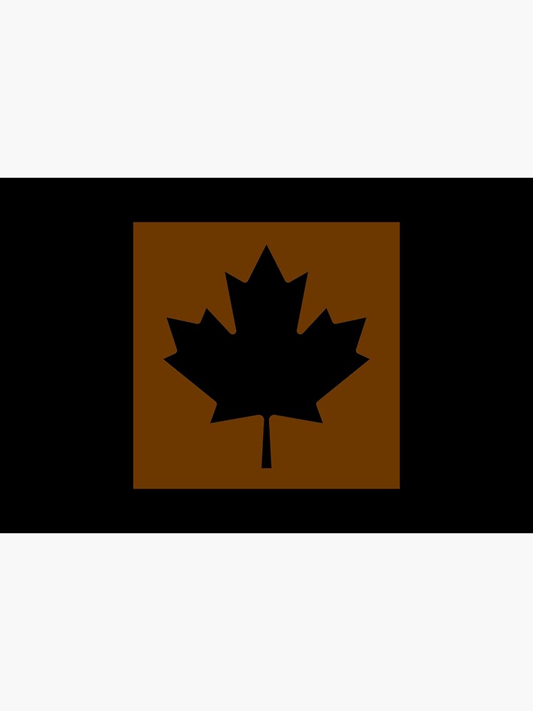 "Black and Brown Flag of Canada - Canadian Black Lives Matter Symbol ...