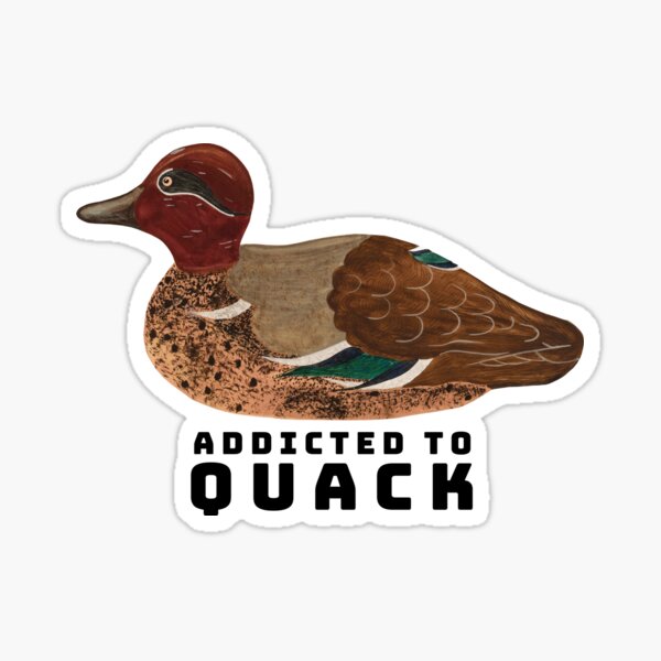 "Vintage of the Quack" Sticker for Sale by KewaleeTee | Redbubble