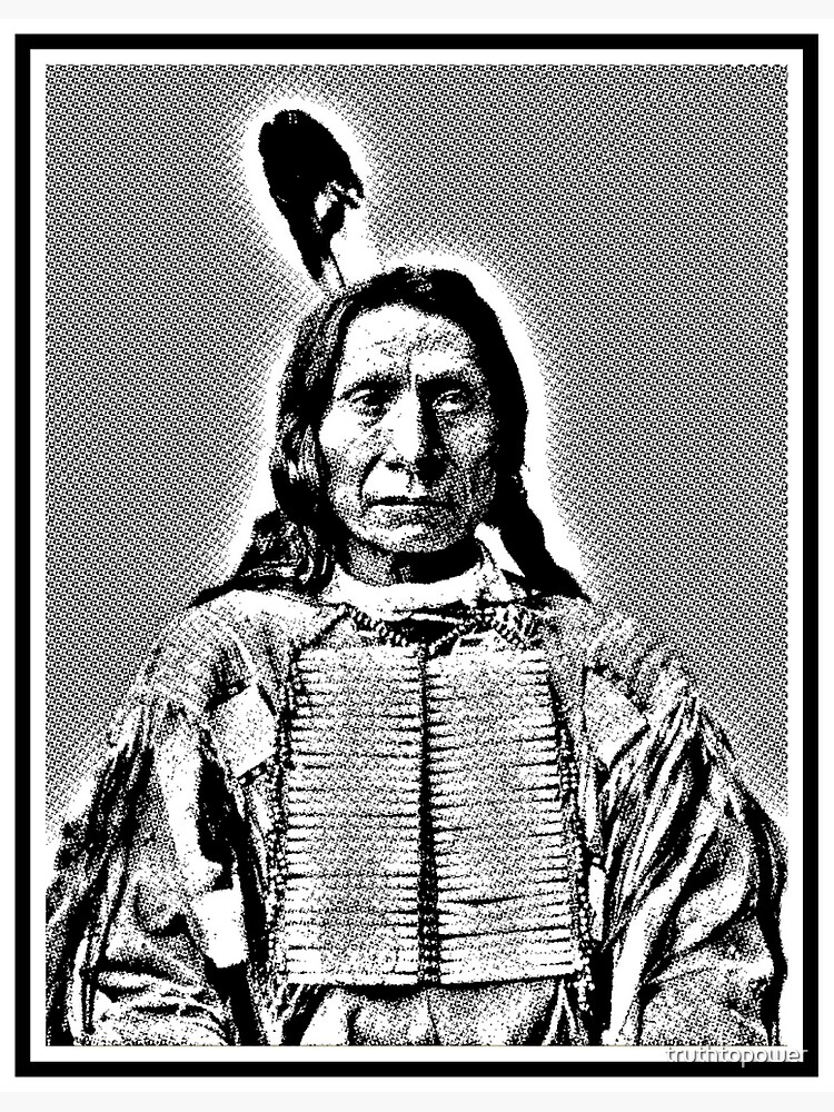 "CHIEF RED CLOUD-OGLALA LAKOTA SIOUX 2" Poster by truthtopower | Redbubble