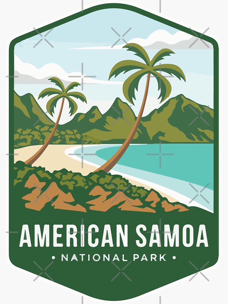 "American Samoa National Park" Sticker for Sale by HichamMissiame ...