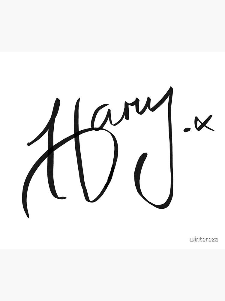 "Harry Styles Signature" Art Print by terezawin | Redbubble