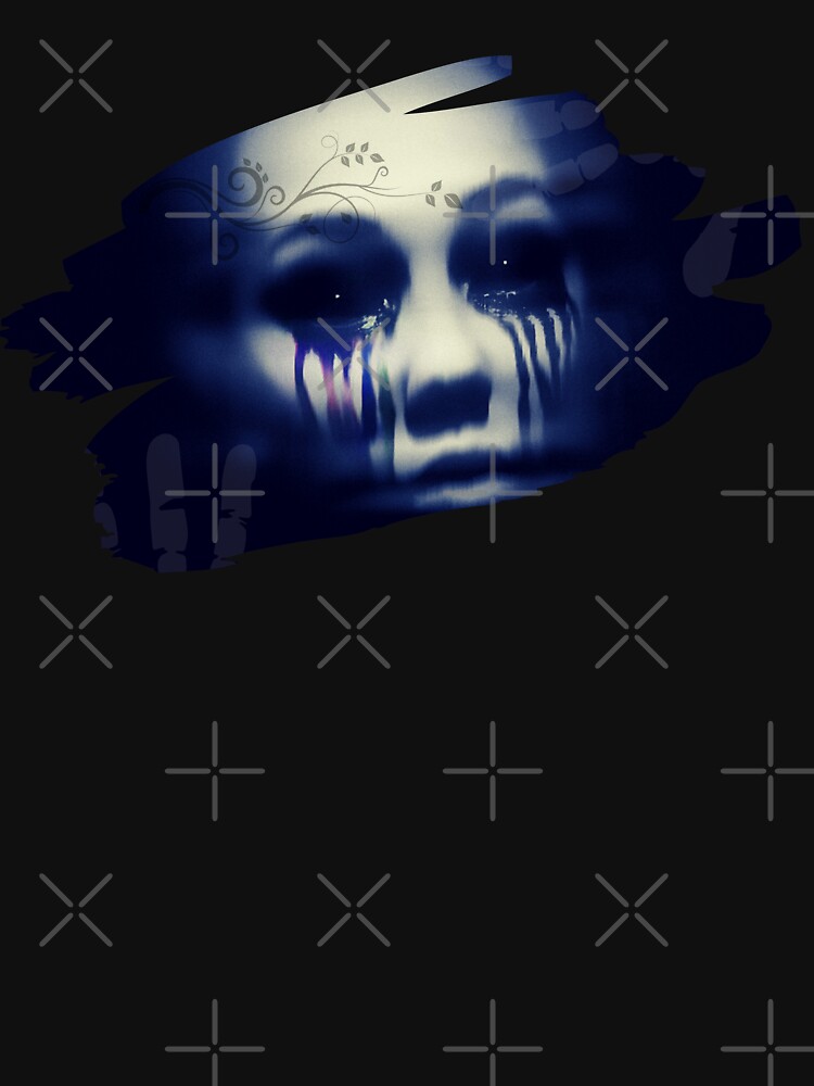 "Weeping ghost face-t shirt" T-shirt for Sale by MuchMoreMerch ...