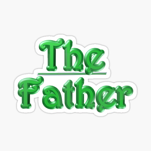 "The Father" Sticker for Sale by imranzafar2000 | Redbubble