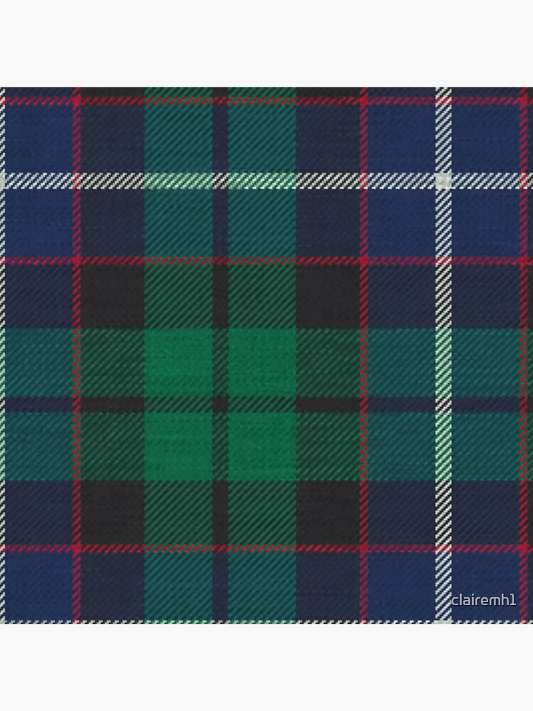 " Clan Mitchell Scottish Tartan " Sticker for Sale by Claire Hunter ...