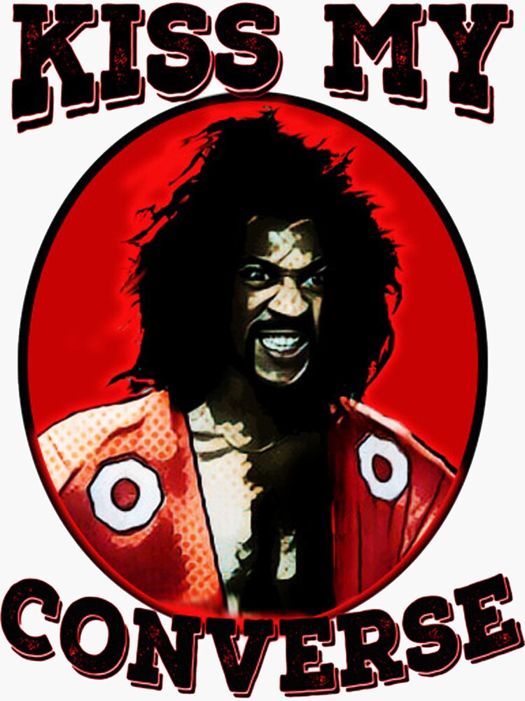 "Kiss My Converse" Sticker by KadipatenSemara | Redbubble