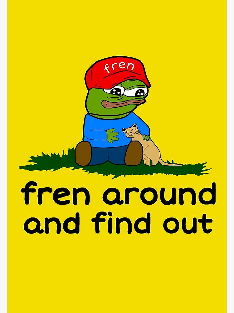 "Fren Around And Find Out Apu Cat" Poster by Slav-Art | Redbubble