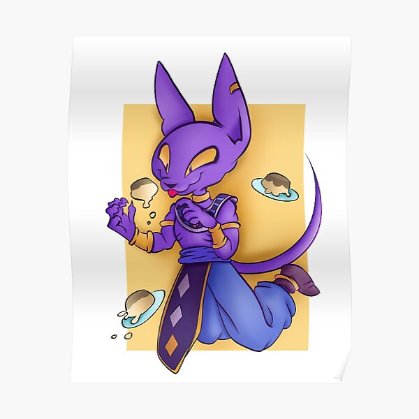 "Dragon Ball | Beerus and Pudding " Poster by Genjitsu-Art | Redbubble