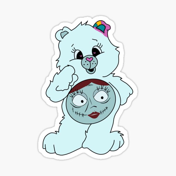 "Sally Care Bear Mashup" Sticker for Sale by Sarah Peters | Redbubble