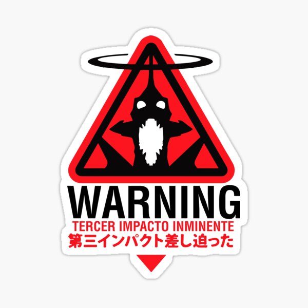 "WARNING THIRD IMMINENT IMPACT" Sticker for Sale by ProyectoPhoenic ...