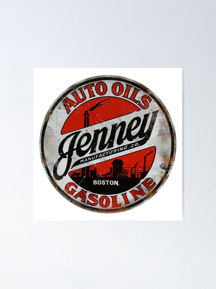 "Jenney gasoline vintage sign" Poster for Sale by Ploxd | Redbubble