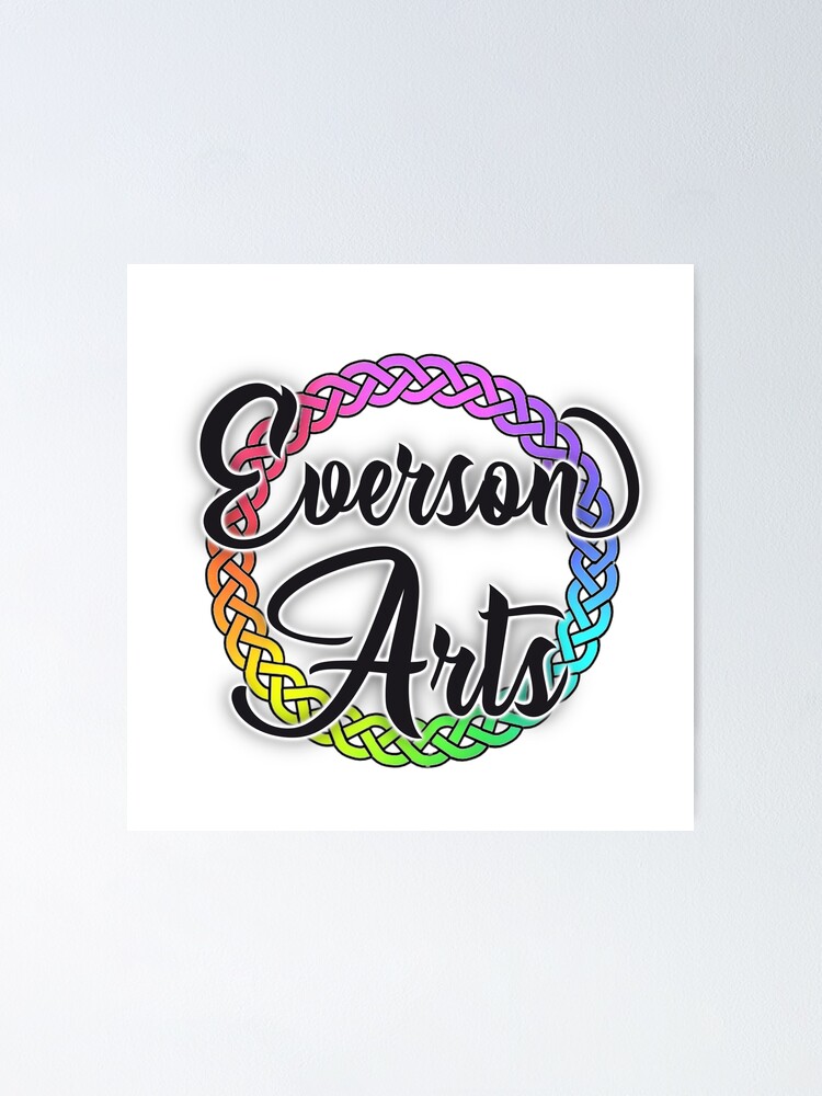 "Everson Arts Logo" Poster for Sale by Eversonarts | Redbubble